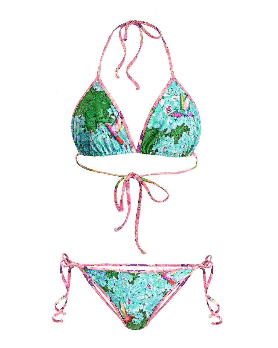 Green Hummingbird Two Pieces Swimwear – Banke Kuku